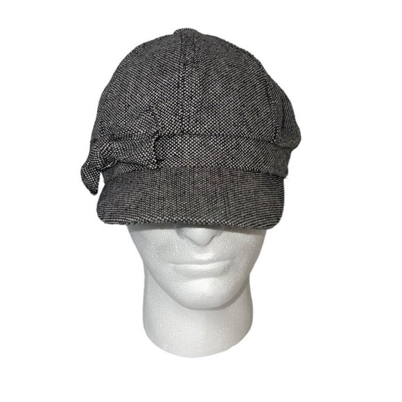 Payless | Accessories | Y2k Womens Baker Boy Newsboy Hat Black Gray ...